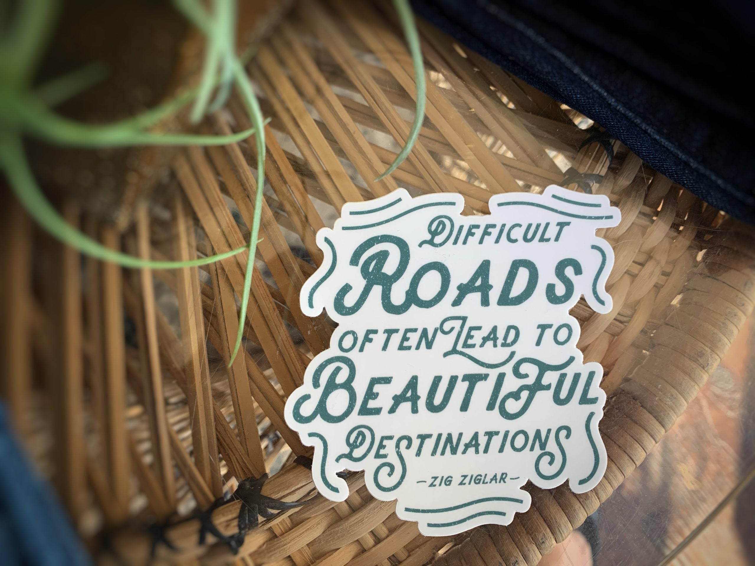 Difficult Roads Sticker | Pressed