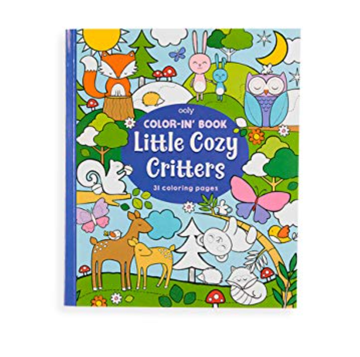 Color-in' Book: Little Cozy Critters | Pressed